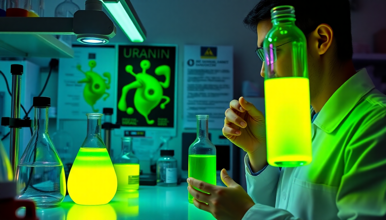 Uranin – Von der Fluoreszenz bis zu Anwendungen in der wissenschaftlic